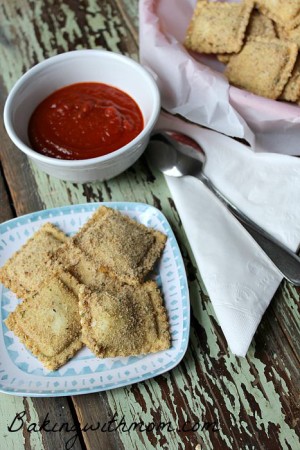 Breaded Ravioli (Baked Not Fried) - Baking With Mom