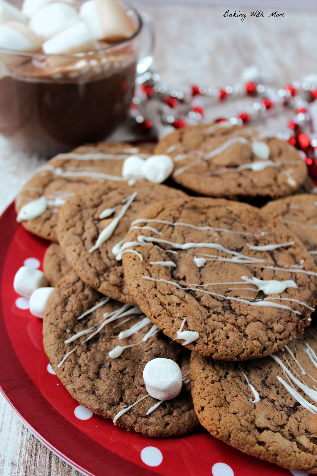 Hot Chocolate Cookies - Baking With Mom