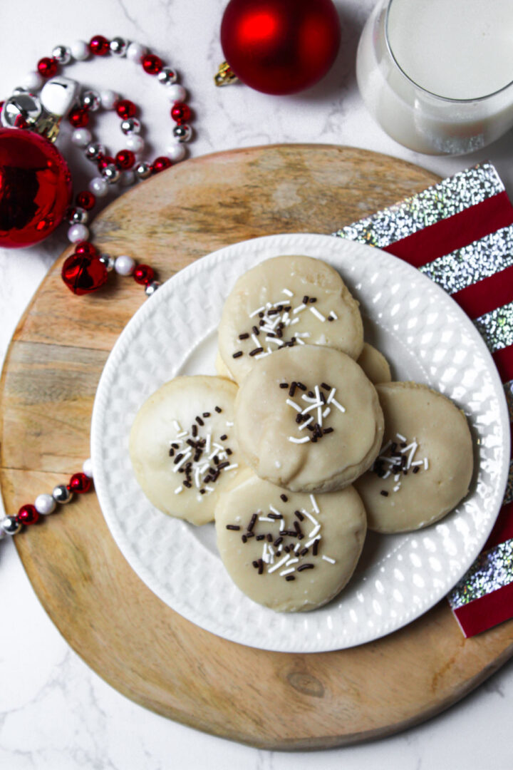 White Velvet Cookies - Baking With Mom