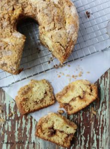 Cinnamon Streusel Coffee Cake - Baking With Mom