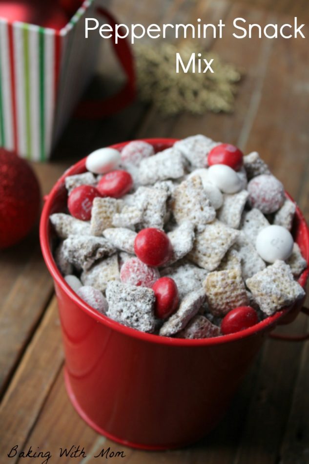 Peppermint Snack Mix - Baking With Mom