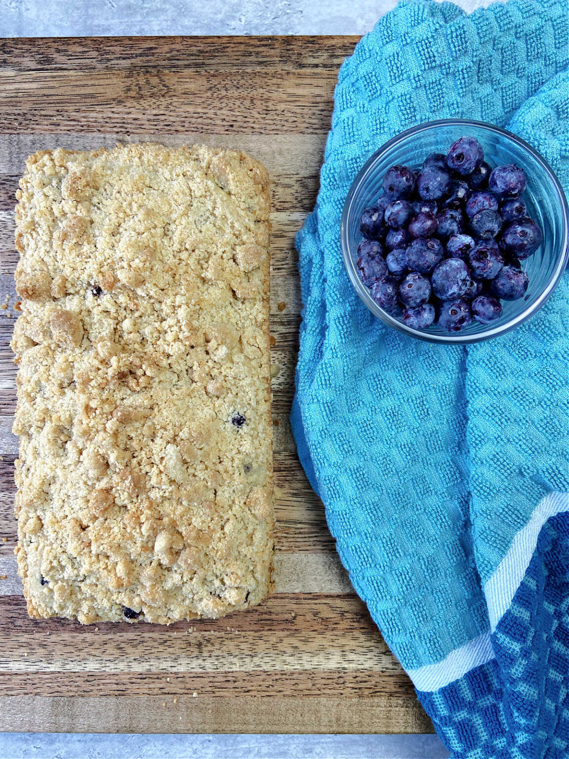 Blueberry Streusel Bread - Baking With Mom