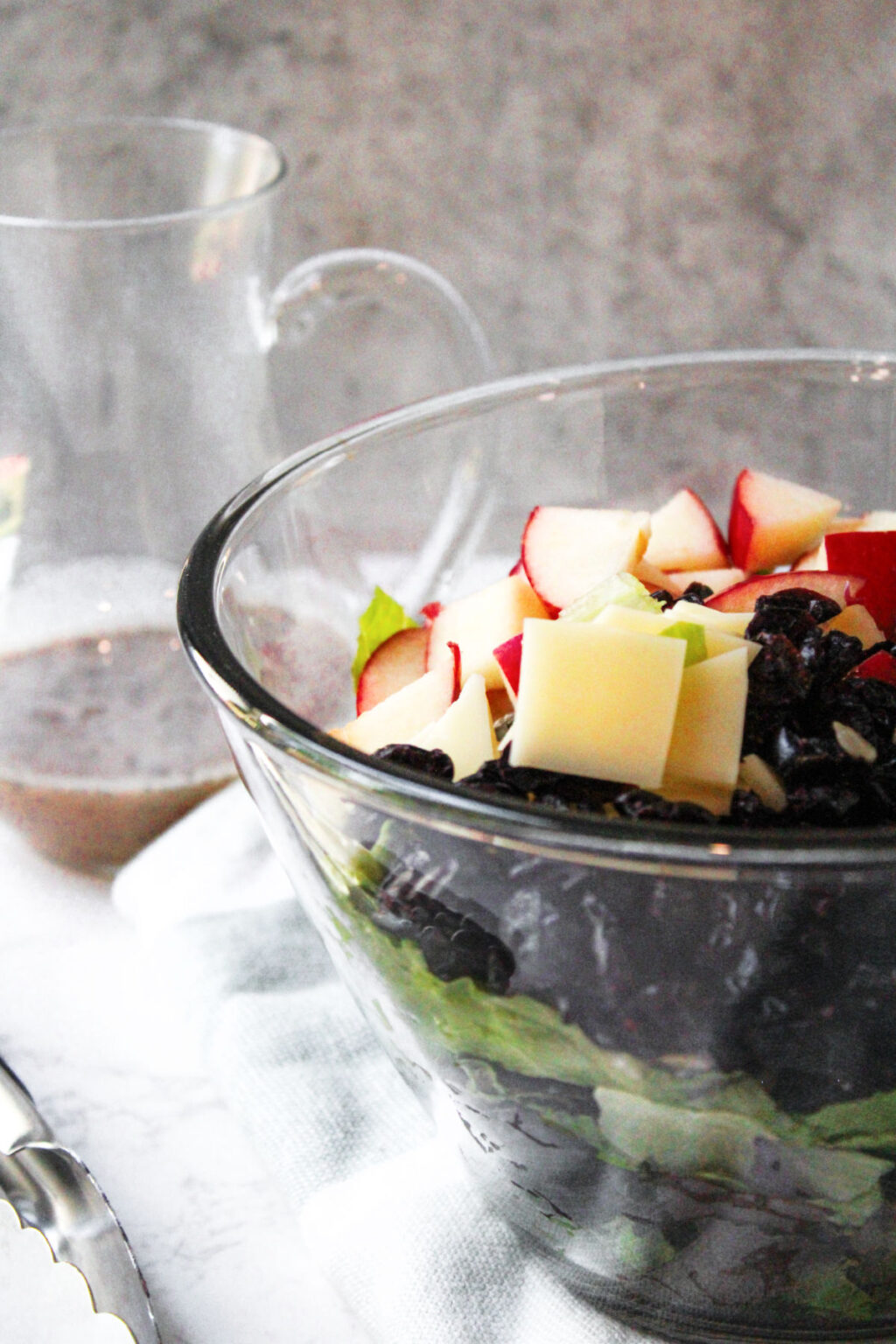 Apple Lettuce Salad With Poppy Seed Dressing - Baking With Mom