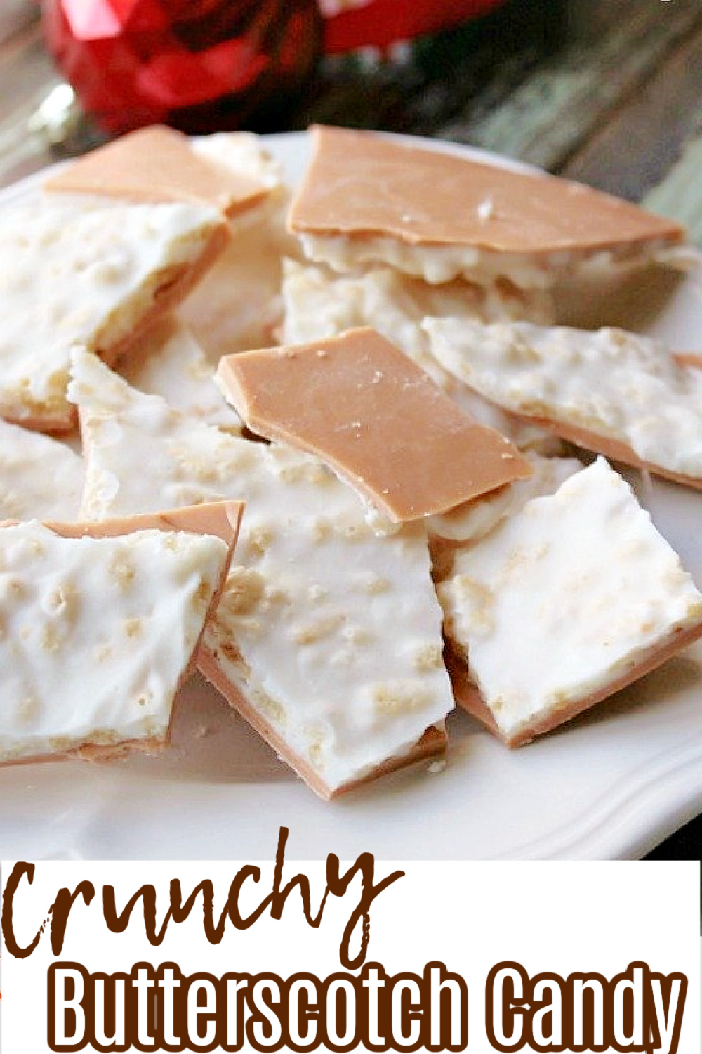 Crunchy Butterscotch Candy - Baking With Mom