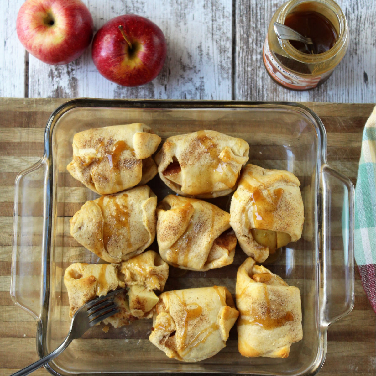 Caramel Apple Bombs - Baking With Mom