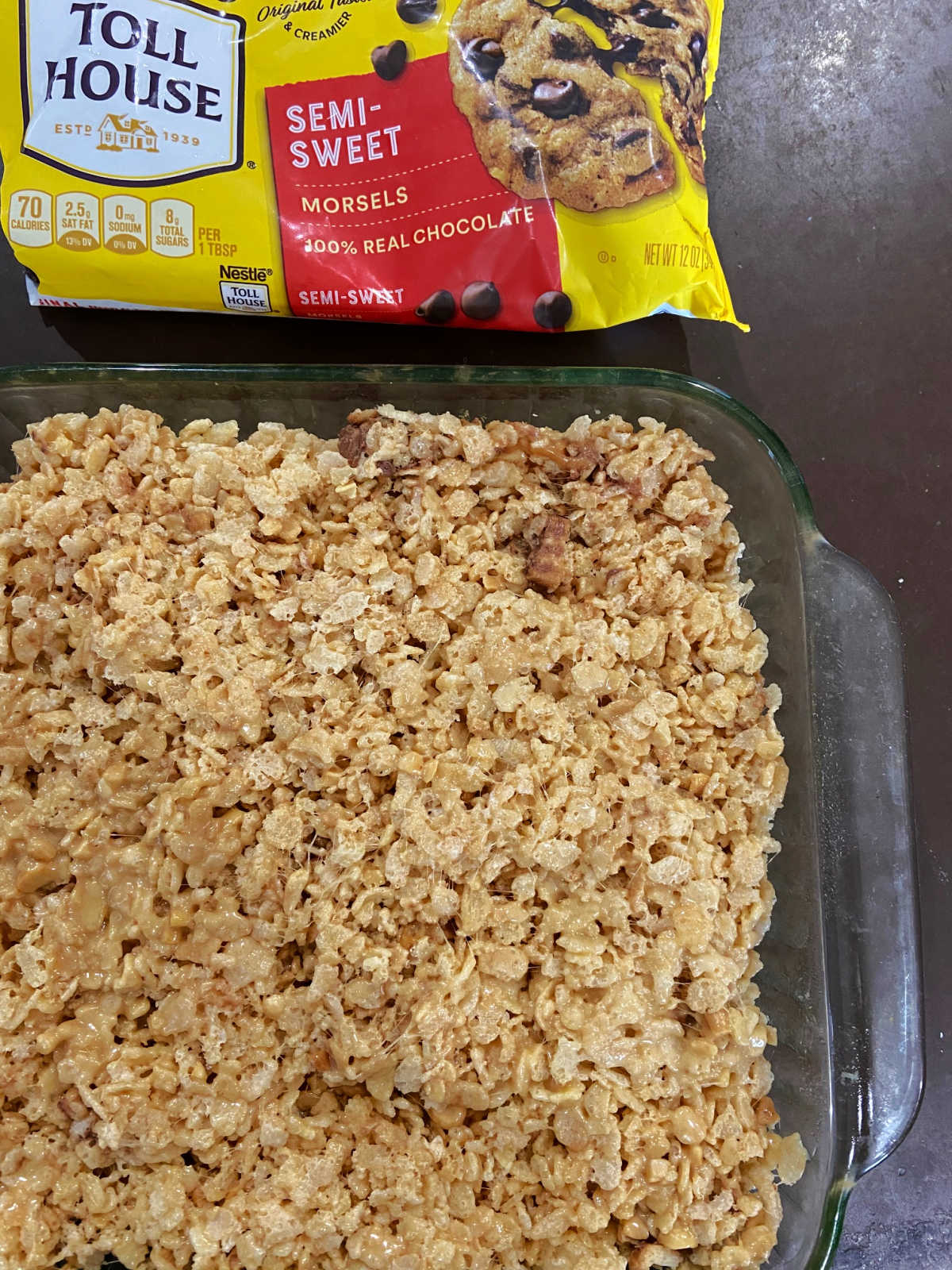 Twix Rice Krispie Treats - Baking With Mom