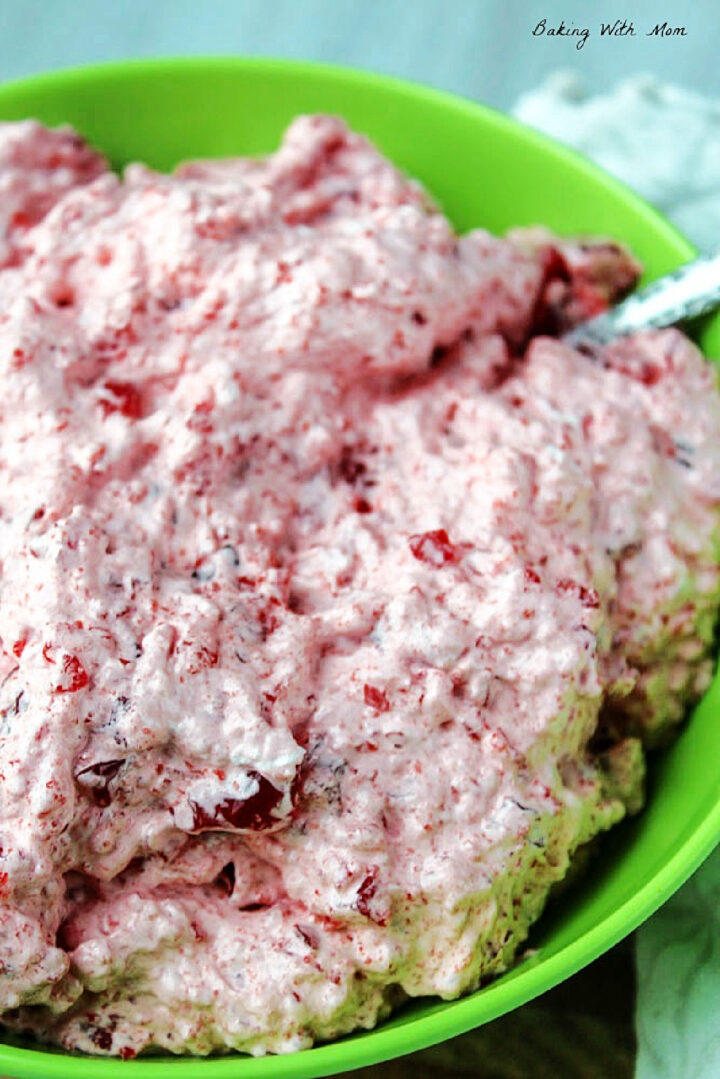 Cherry Lemonade Jello Salad - Baking With Mom