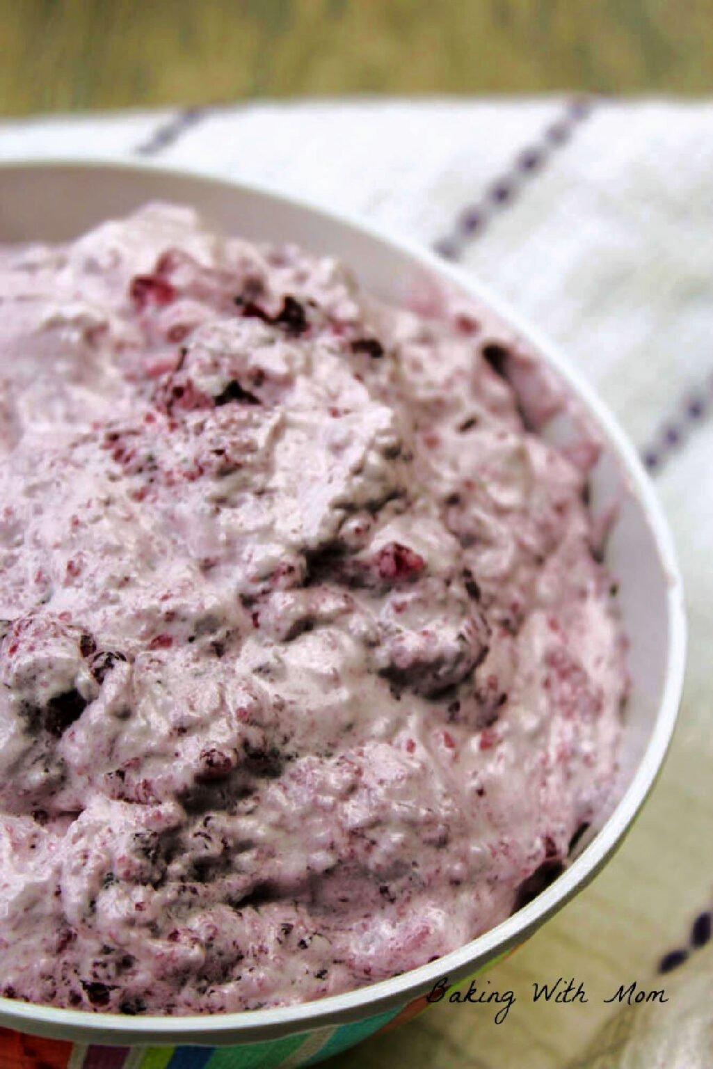 3 Ingredient Grape Jello Salad - Baking With Mom