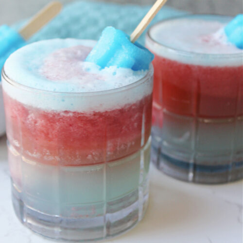 Non-Alcoholic Bomb Pop Drink - Baking With Mom