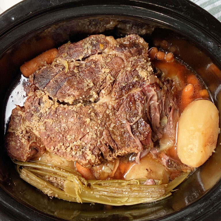 Old Fashioned Pot Roast - Baking With Mom