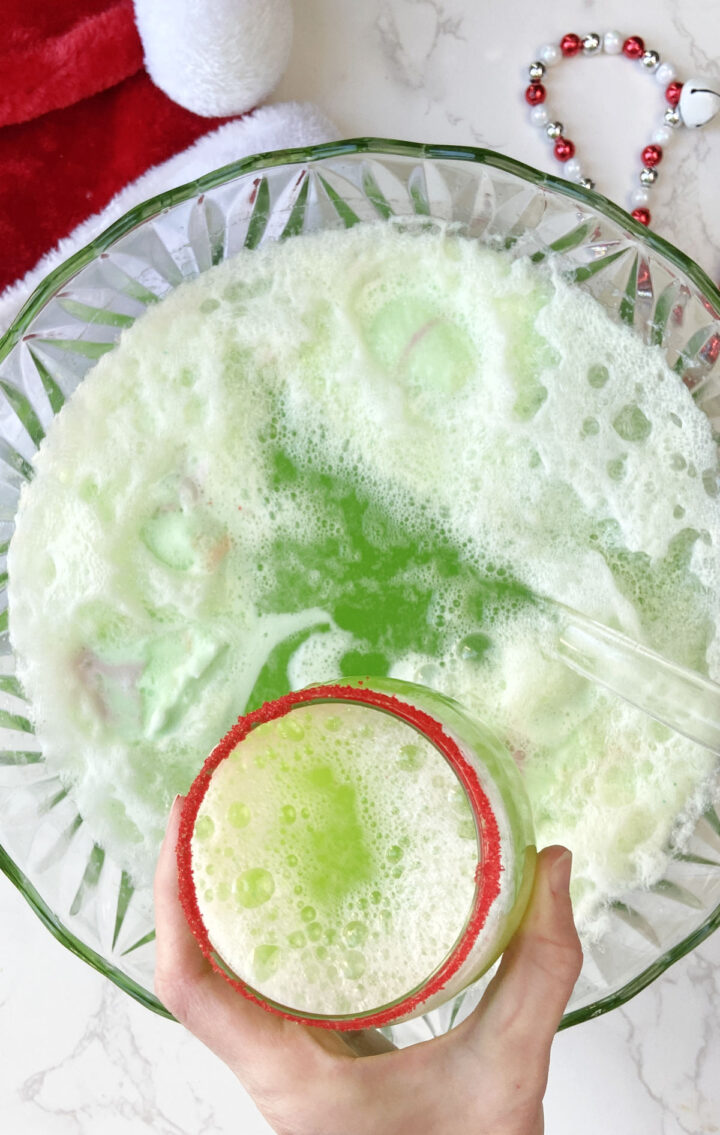 Grinch Punch Recipe - Baking With Mom