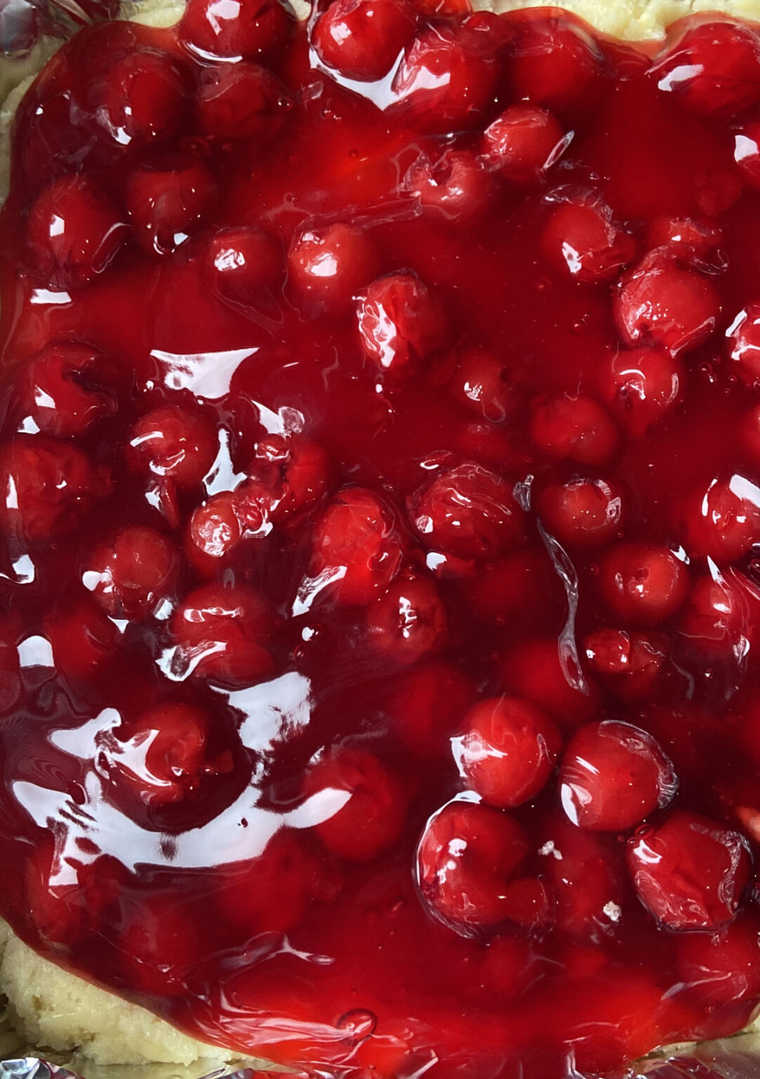 Easy Cherry Bars - Baking With Mom