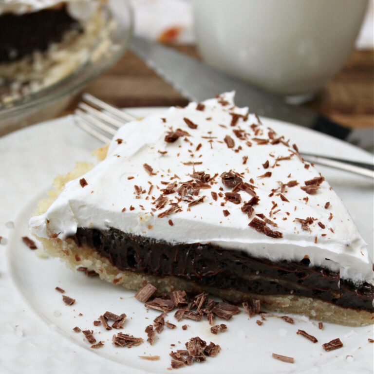 French Silk Pie - Baking With Mom