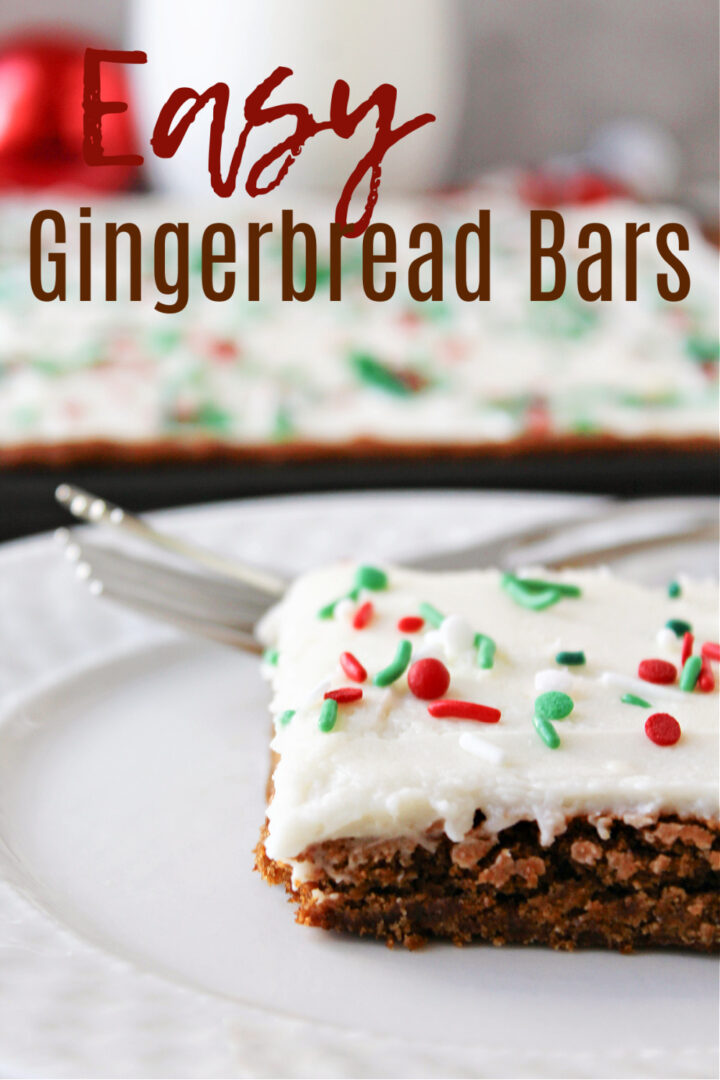 Gingerbread Bars - Baking With Mom