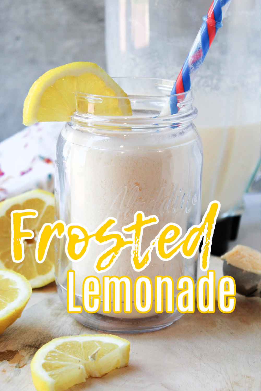 Frosted Lemonade - Baking With Mom