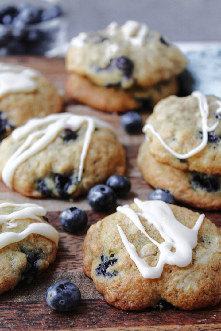 Blueberry Cookies - Baking With Mom