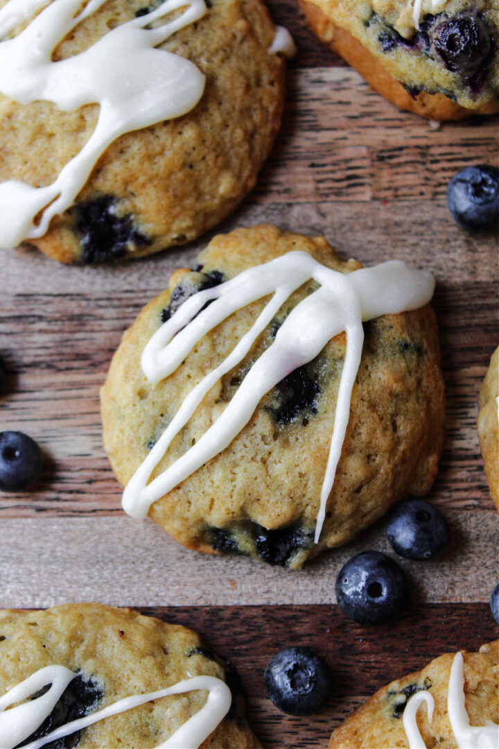 Blueberry Cookies - Baking With Mom