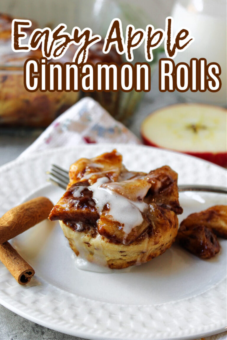 Easy Apple Cinnamon Rolls - Baking With Mom