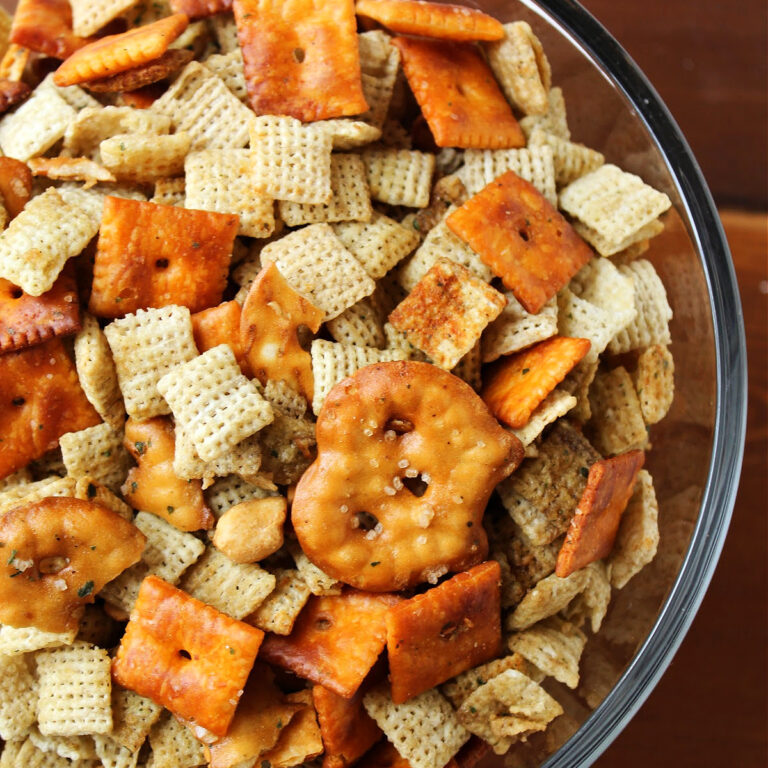 Crock Pot Snack Mix - Baking With Mom