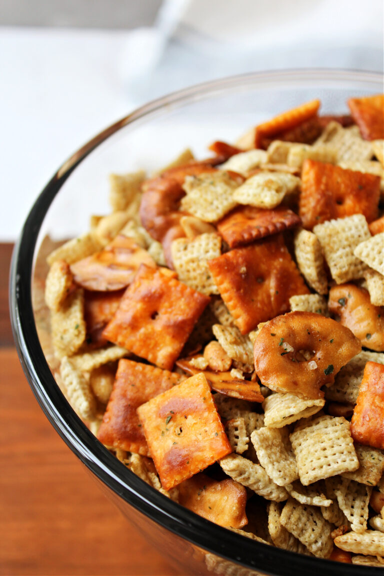 Crock Pot Snack Mix - Baking With Mom