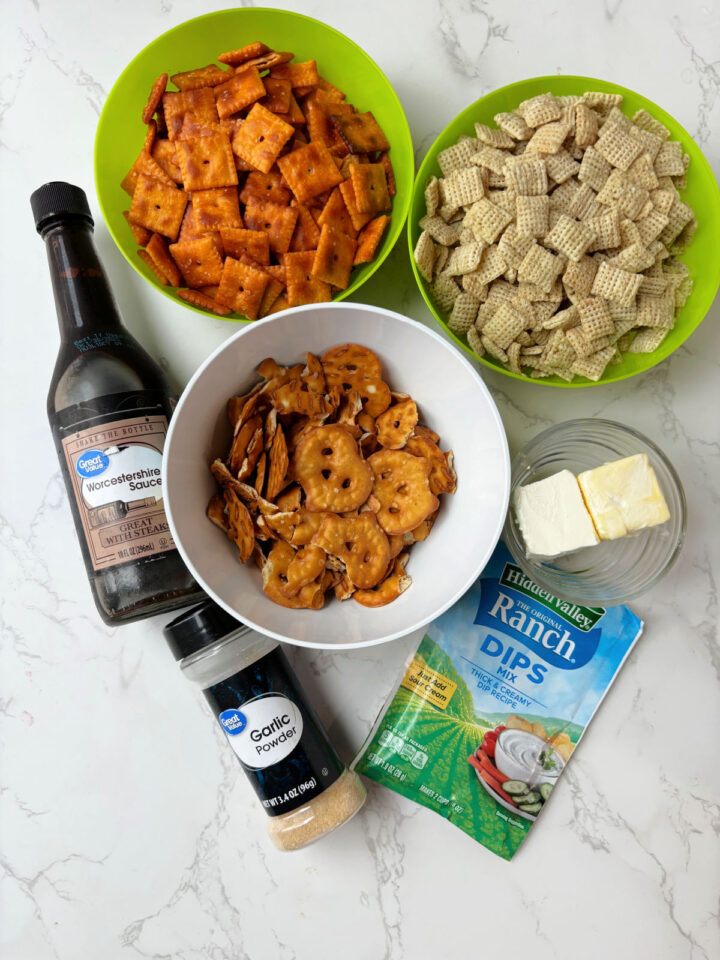 Crock Pot Snack Mix - Baking With Mom